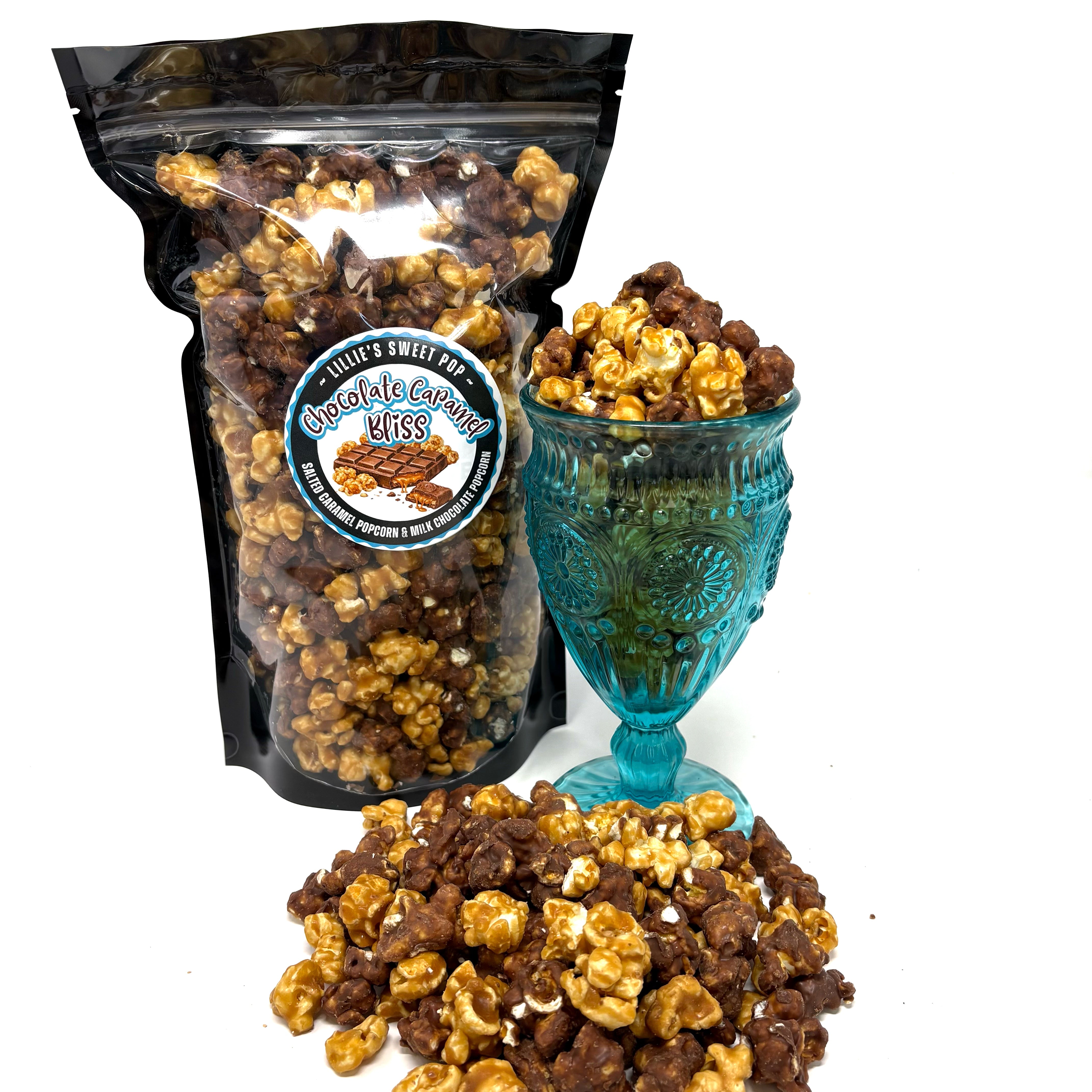 Chocolate Caramel Bliss Popcorn – Lillie Mae Chocolates and Caramels